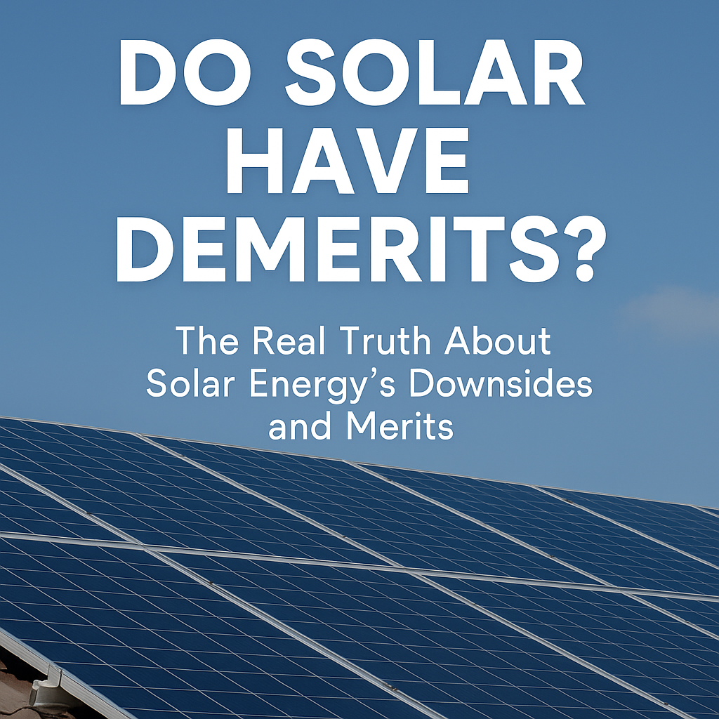 Do Solar Have Demerits? Truth About Solar Energy’s Downsides